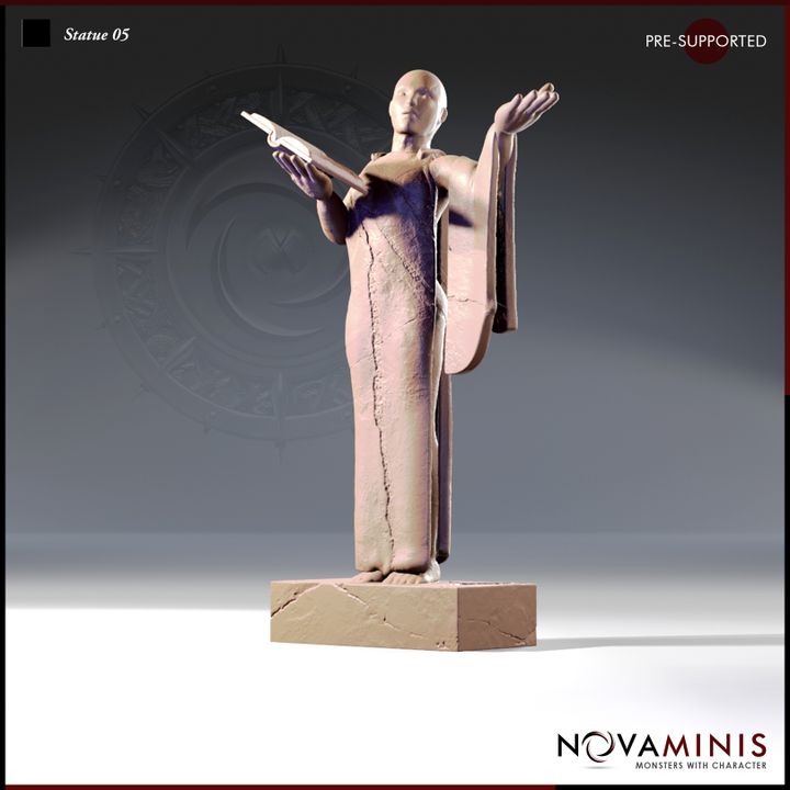 3D Printable Statue 05 by NovaMinis